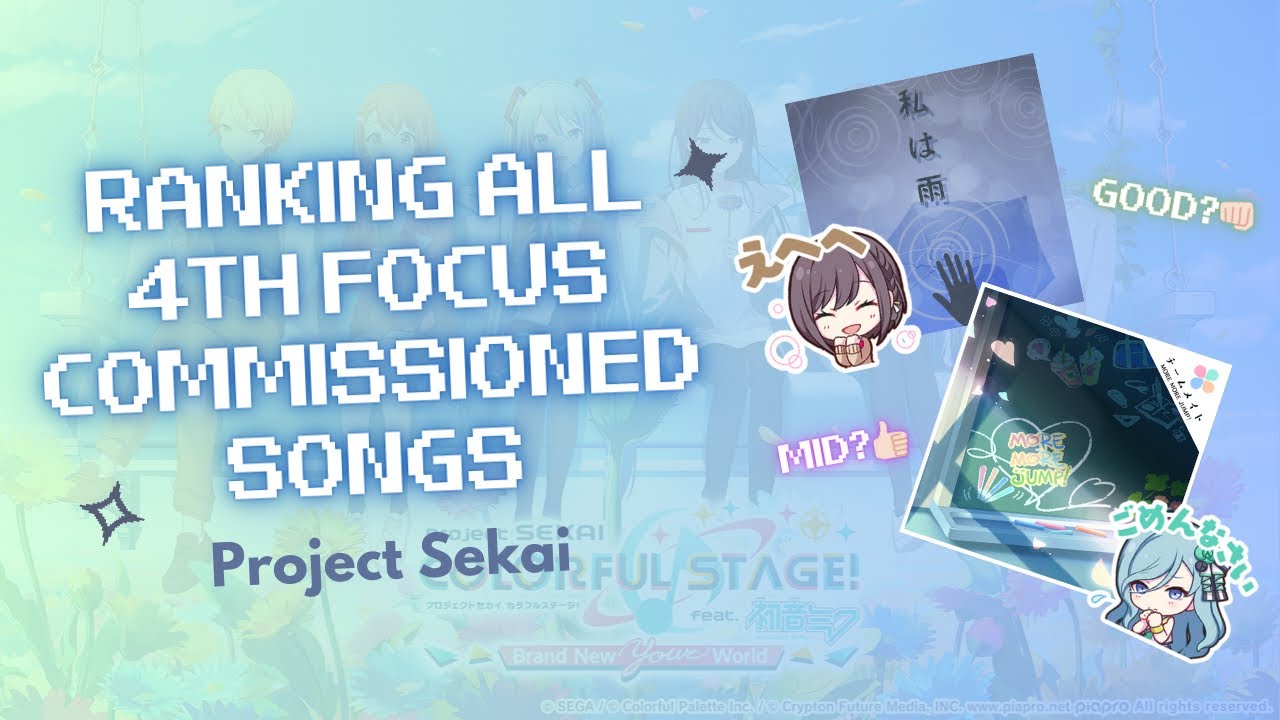 Ranking all 4th Commissioned Songs in Project Sekai - YouTube