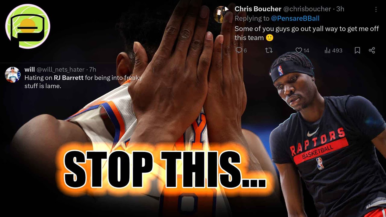 Raptors Twitter has lost it... Boucher claps back, RJ 'allegations ...