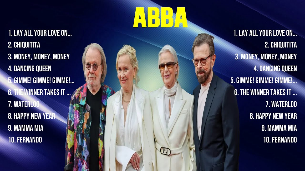 ABBA Greatest Hits 2024 Pop Music Mix Top 10 Hits Of All Time - YouTube