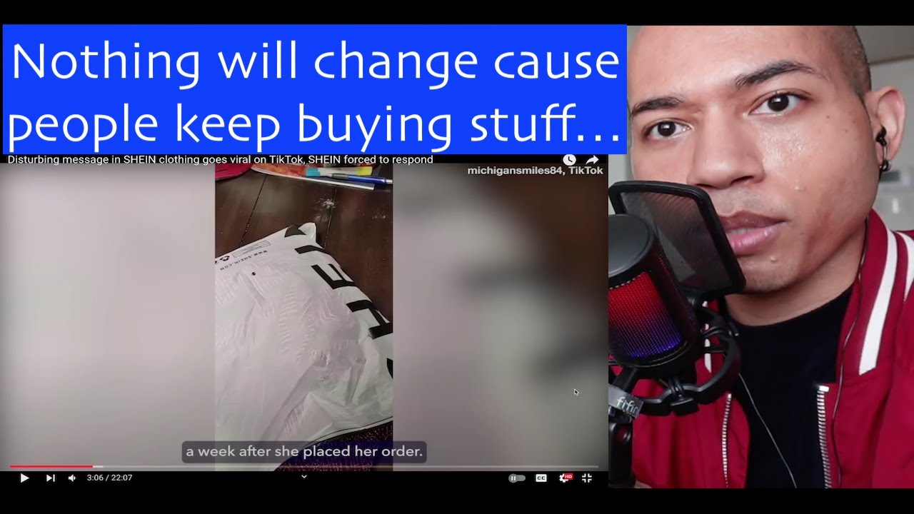 Disturbing message in SHEIN clothing goes viral on TikTok | reaction ...