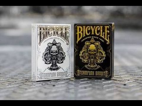 Bicycle Steampunk Bandits Deck Review - YouTube