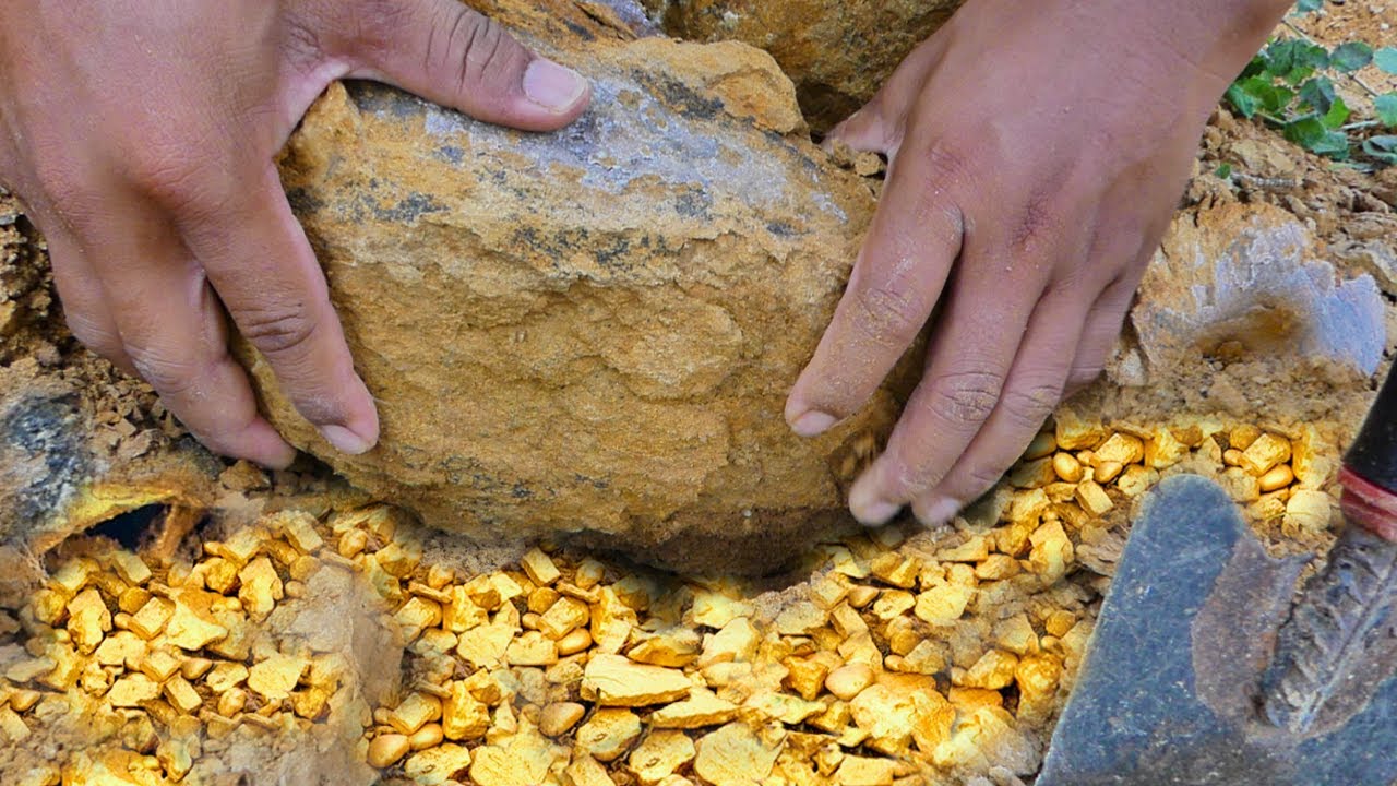 Be Rich, I get gold under stone on the mountain -the most expensive ...