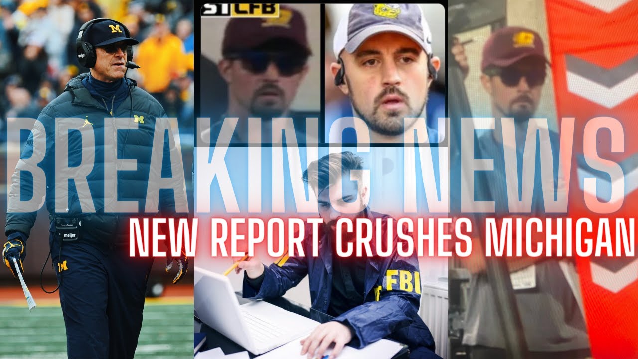 Another Michigan Football Cheating BOMBSHELL! - YouTube