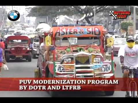 PUV Modernization Program by DOTR and LTFRB Motoring News - YouTube