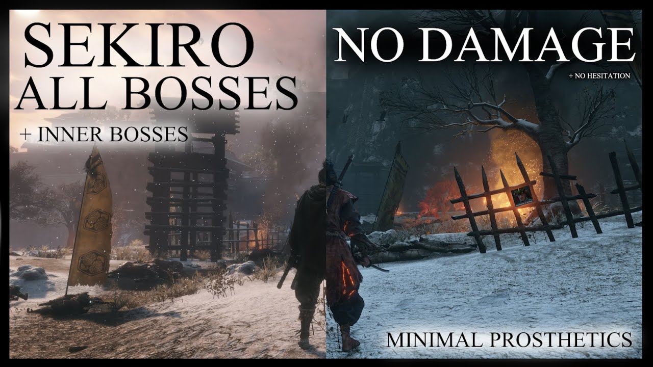 Sekiro - All Bosses No Damage + Inner Bosses - YouTube