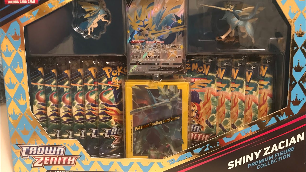 SHINY ZACIAN V BOX!!!!! - YouTube