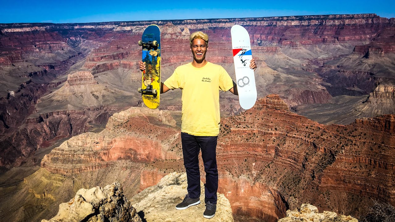 Grand Canyon Skateboard Setup! - YouTube
