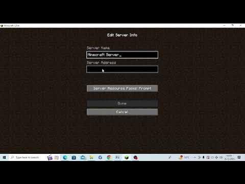 What Server Name and Server Address To Enter For Minecraft Aternos ...