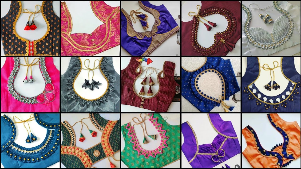 Easy Simple Blouse Back gala Design 2025/blouse back design/Blouse ...