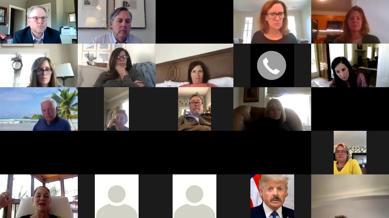 Zoom meeting April 1 with Dave Condon, Jeff Lees, Aimee Forbus and ...