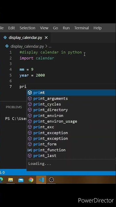 python program to display calendar #shorts #reels #python #programming ...