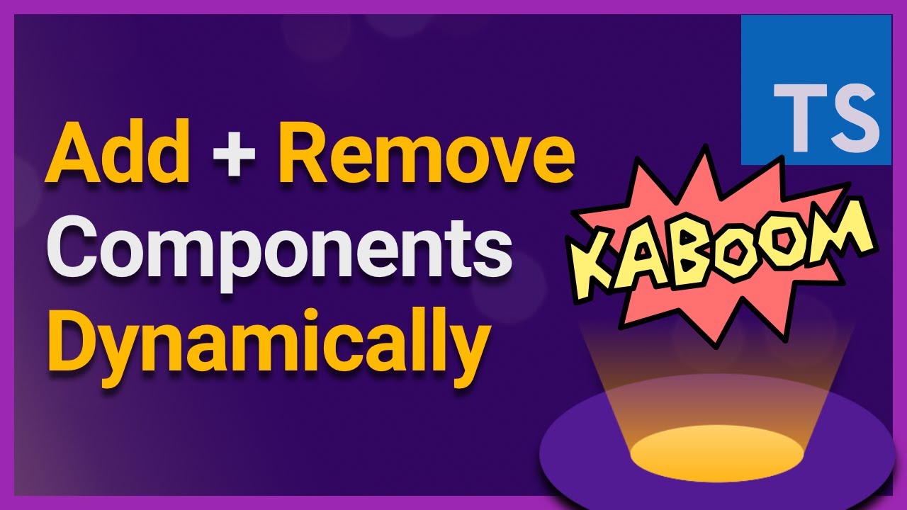 ⚡️ Add and Remove Components Dynamically in Kaboom.js - YouTube