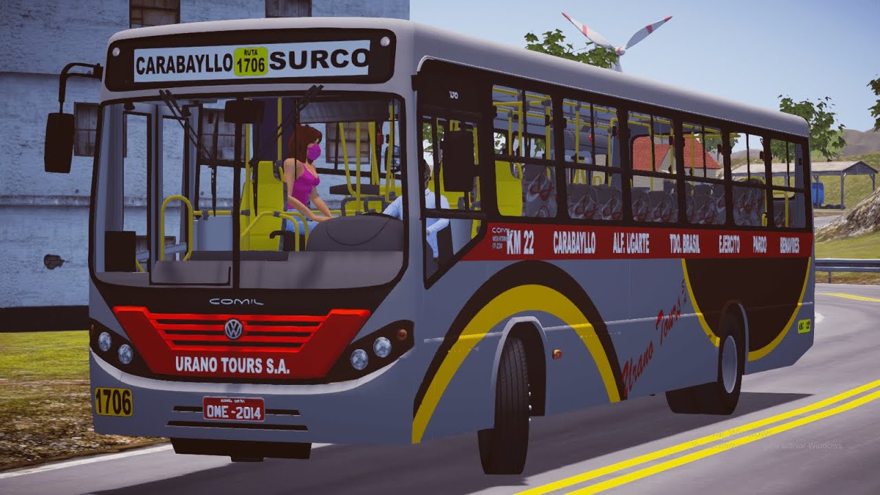 *LANZAMIENTO* Skin Urano Tours [Ruta 1706]|Comil Svelto 2008 VW 17.230 ...