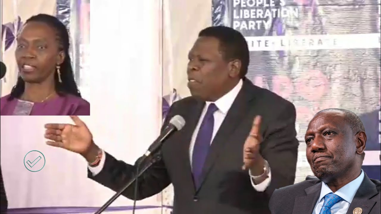WAMALWA POWERFUL SPEECH THAT TOUCHED KARUA'S HEART DURING PEOPLE'S LIBERATION PARTY LAUNCH - YouTube