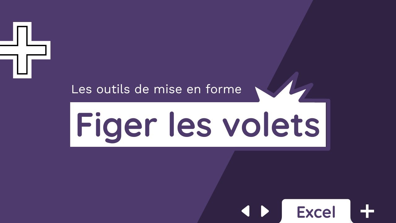 L'outil Figer les volets - Tuto Excel - YouTube