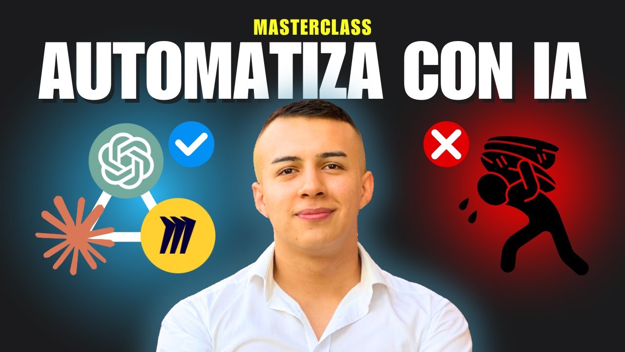¡Deja de Pensar y Empieza a Automatizar con IA! | MASTERCLASS Paso a Paso - YouTube