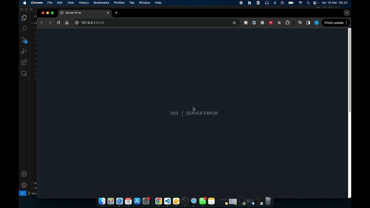 How to fix 500 server error after cloning laravel app project github key generate missing ...