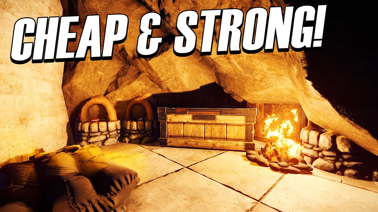 BEST STARTER BASE! | New Rust Base Build 2017 | Wipe Day Base - YouTube