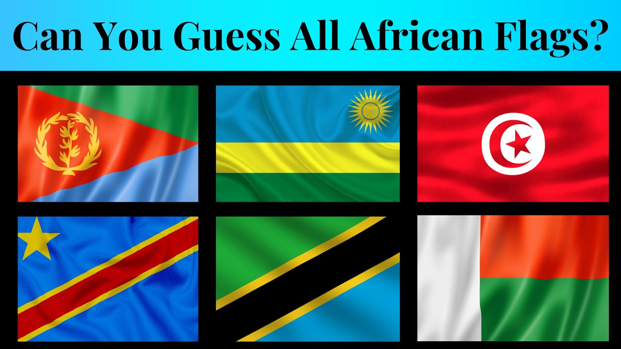 Guess All 50 African Country Flags | African Flags Quiz - YouTube