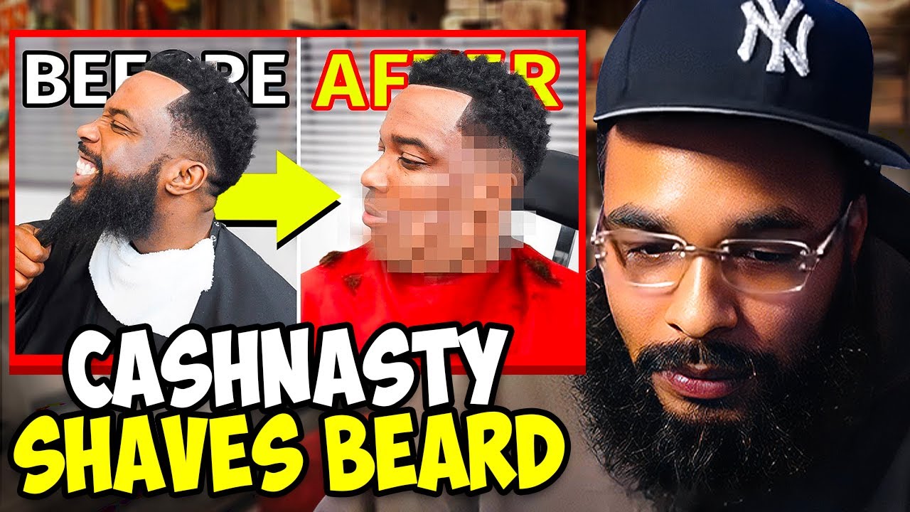 ClarenceNyc Reacts To Cash Nasty Shaving His Beard Off.. - YouTube