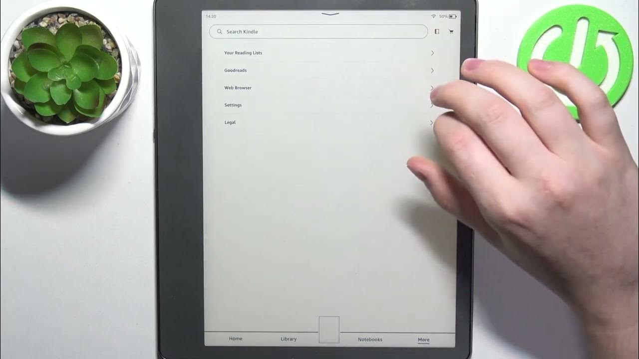 How To Enable & Disable Page Refresh On Amazon Kindle Scribe 10,2 - YouTube