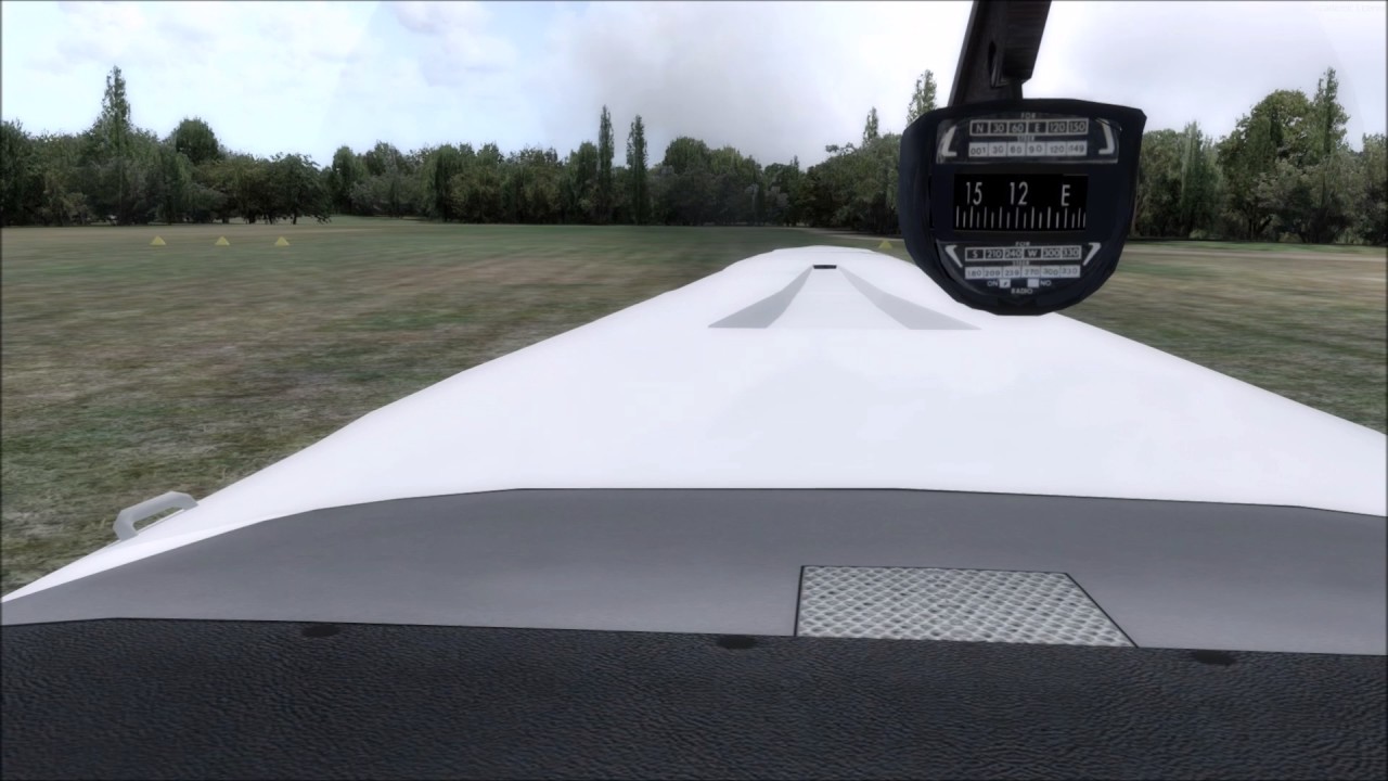 Grass runway landing in New Hampshire - YouTube