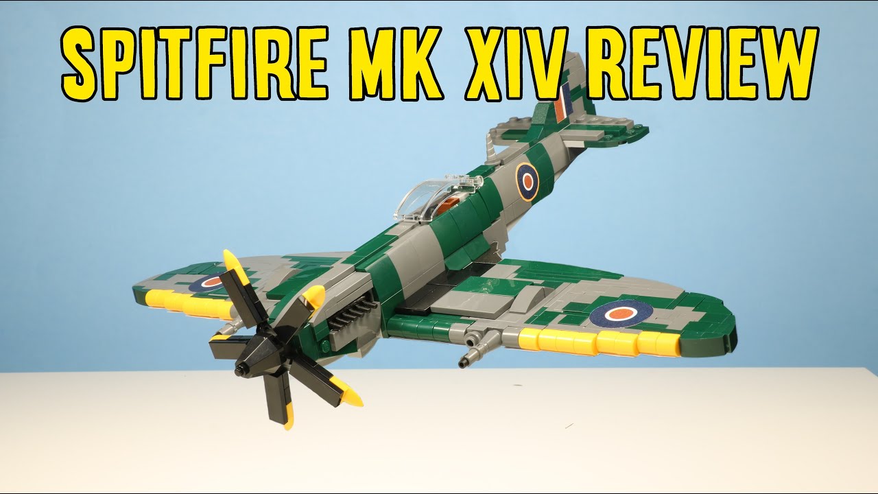 LEGO Spitfire Mk XIV Review - YouTube