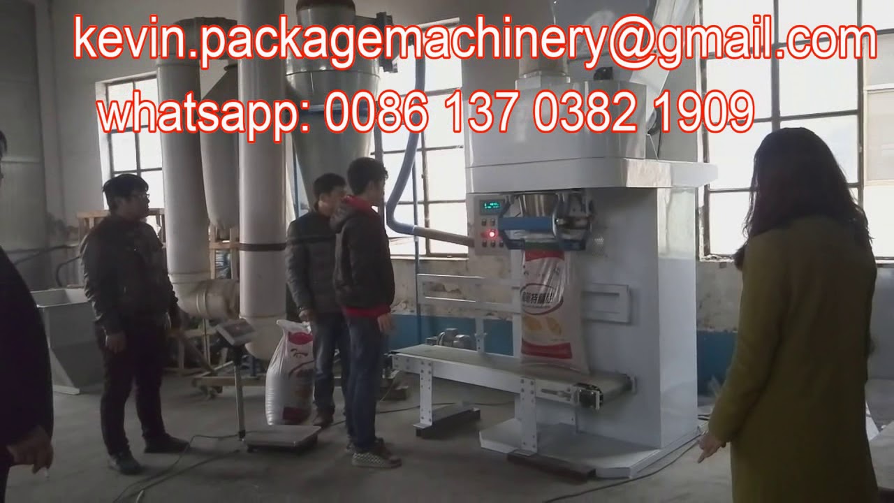 fertilizer,25kg, packing machines, - YouTube