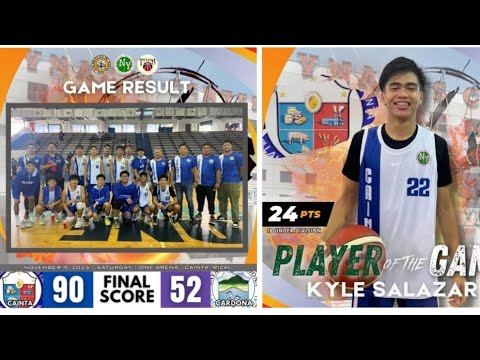 CAINTA VS CARDONA U18 GOVERNOR'S CUP - YouTube
