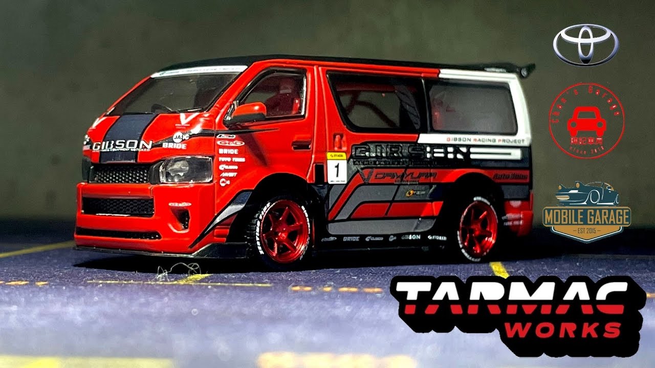 1/64 Toyota Hiace 200 Modified Widebody Camyura Gibson Japan Racing ...