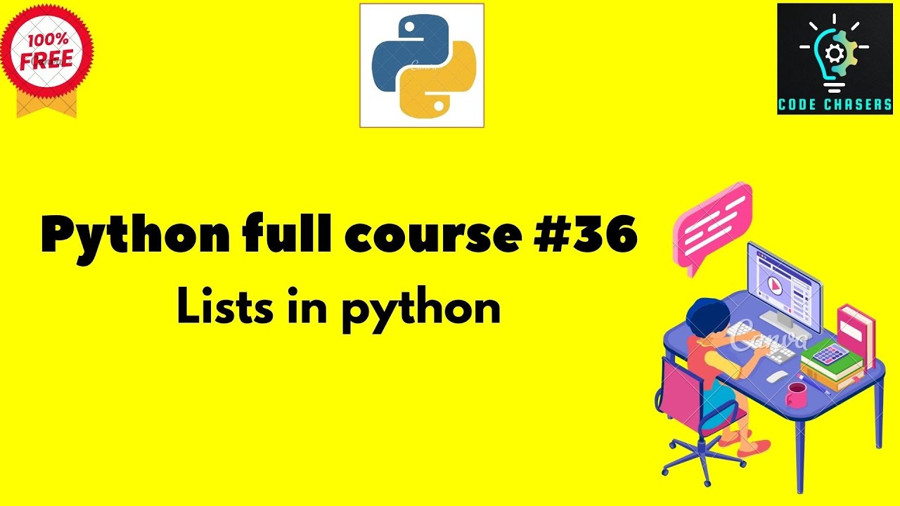 Python full course #36|Lists in python|#programming #python #data #ai # ...