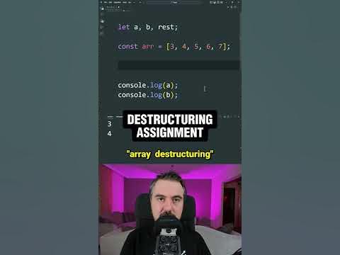 JavaScript Destructuring & Rest Operator - YouTube