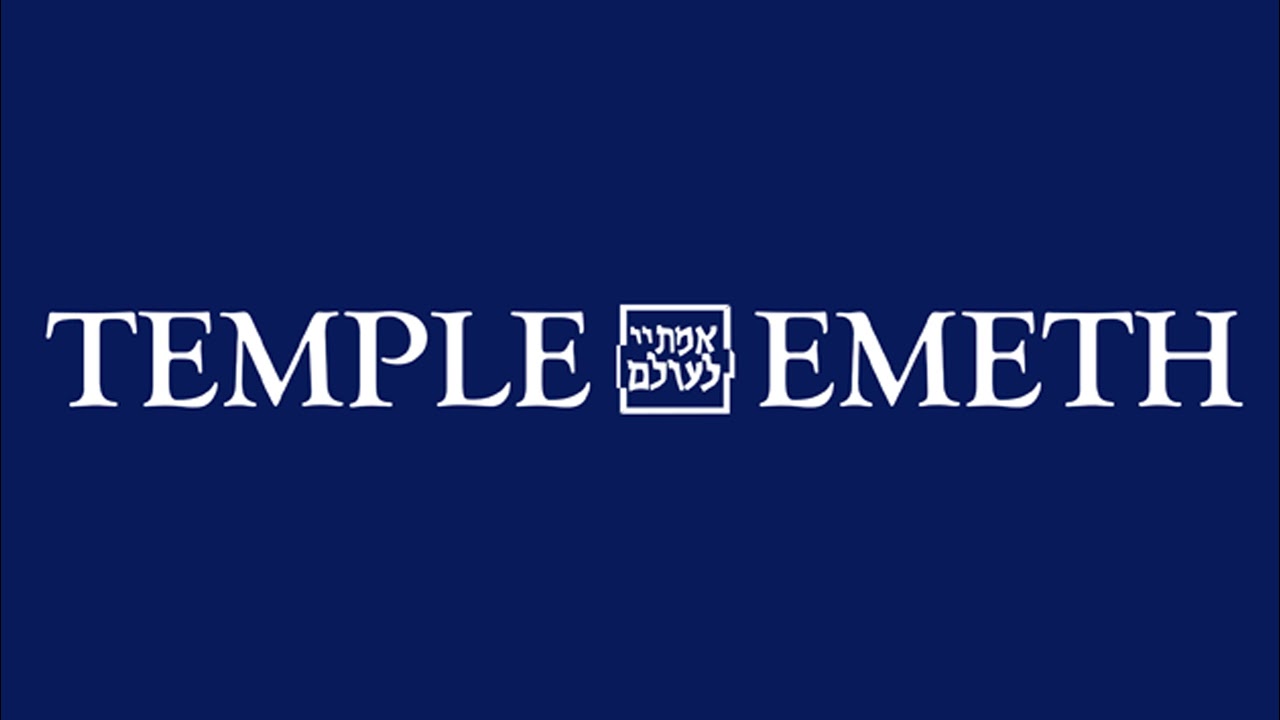 Temple Emeth Shabbat Evening Services - YouTube