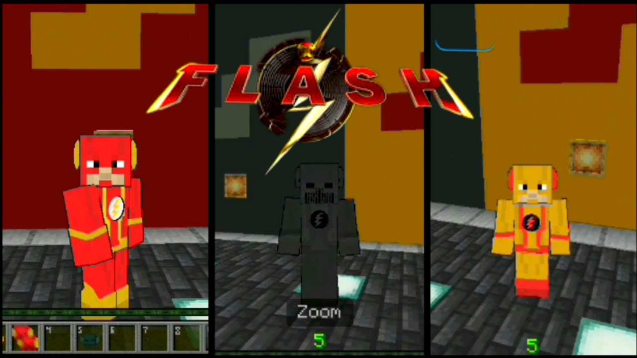Flash Addon Mod Para Minecraft PE ll Bedrock 1.21 - YouTube