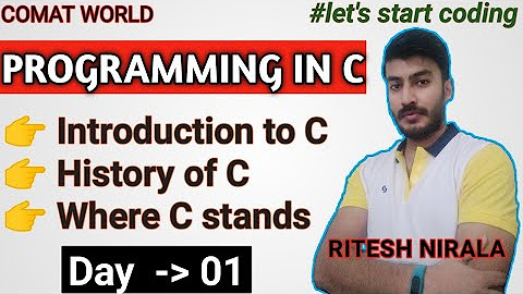 Programming In C - YouTube