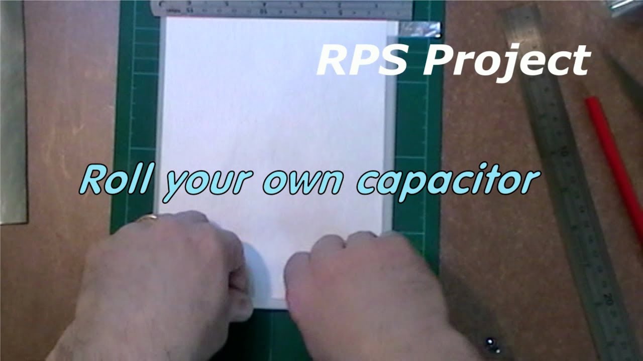 DIY Capacitor, making my own capacitors - YouTube
