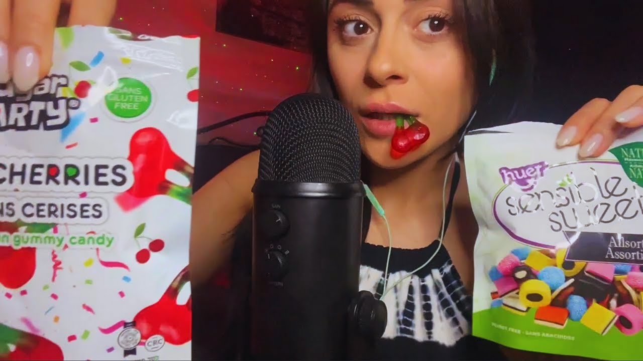 Candy Taste Test Asmr -FAST & AGGRESIVE TAPPING, CHEWING SOUNDS ...