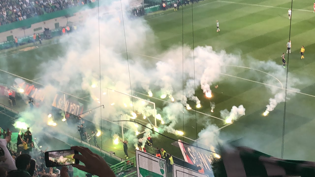 PYRO * foguetes e tochas * + O MUNDO SABE QUE | Sporting CP 0-0 SL ...
