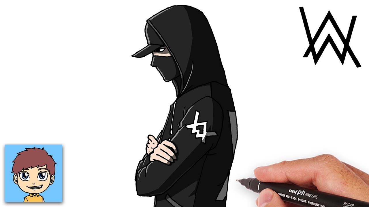 Comment Dessiner Alan Walker Facilement – Dessin Alan Walker Facile ...