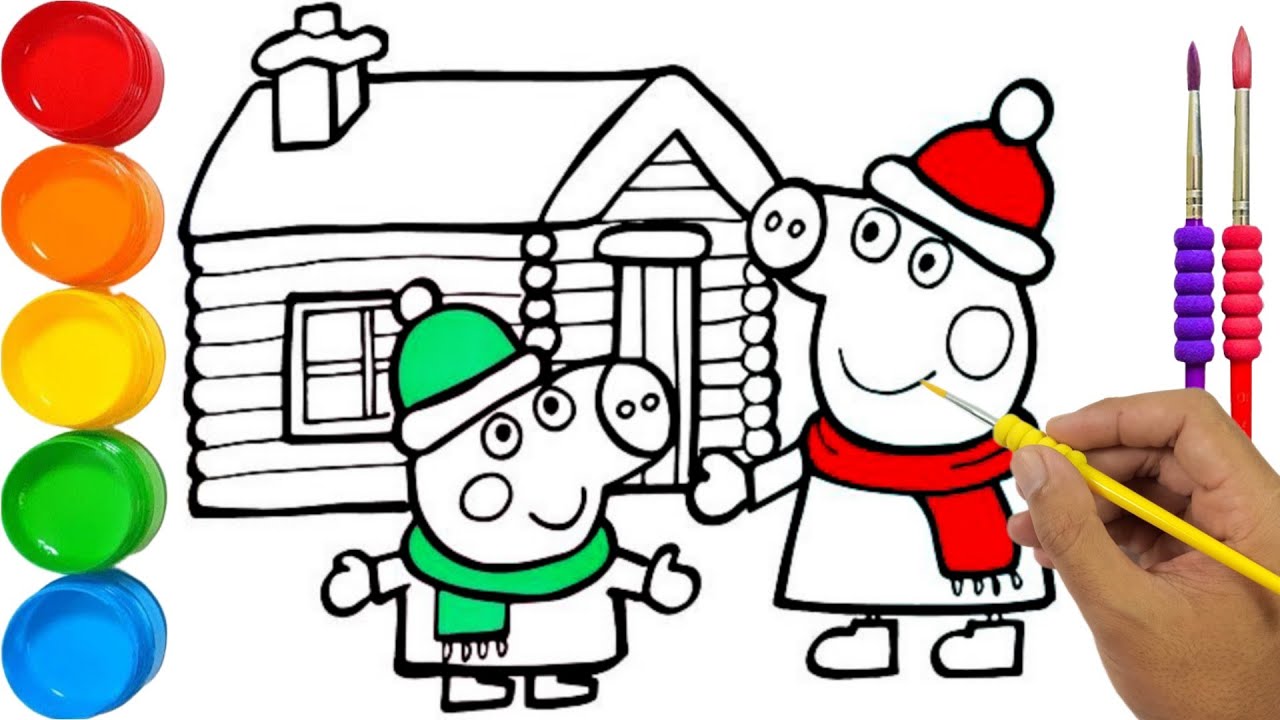 How to Draw Peppa Pig for Beginners and Toddlers Step by Step - YouTube