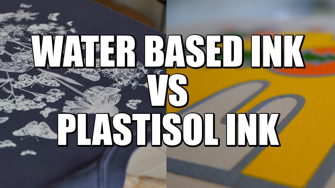 Water Based vs Plastisol ink | by Screenprintdirect.com - YouTube