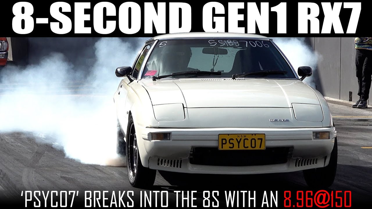 PAC PERFORMANCE GEN1 RX7 'PSYC07' BREAKS INTO THE 8S - YouTube