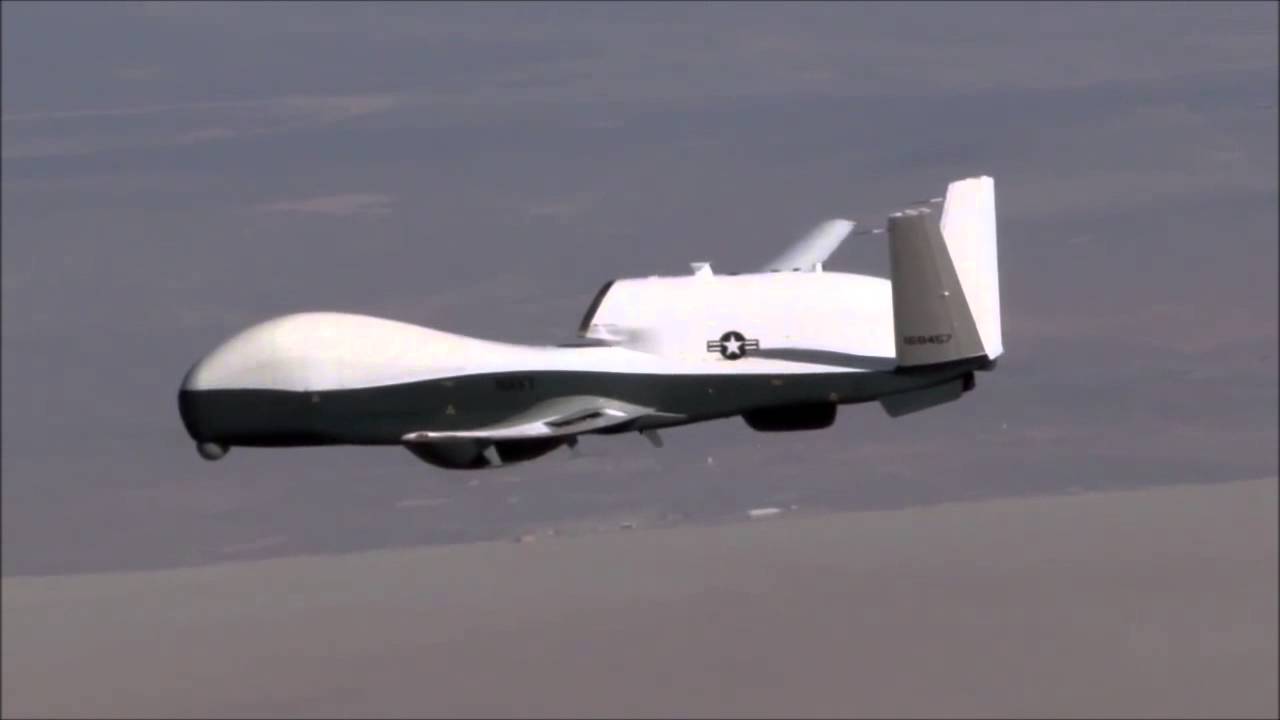 US Navy's Triton UAV takes to the skies for the first time - YouTube