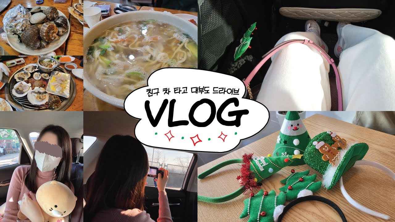 VLOG | 일상의 기록 🐚 친구차 타고 대부도 가서 조개구이 뿌시는 일상 브이로그 | Daebudo grilled clam 🎅 ...