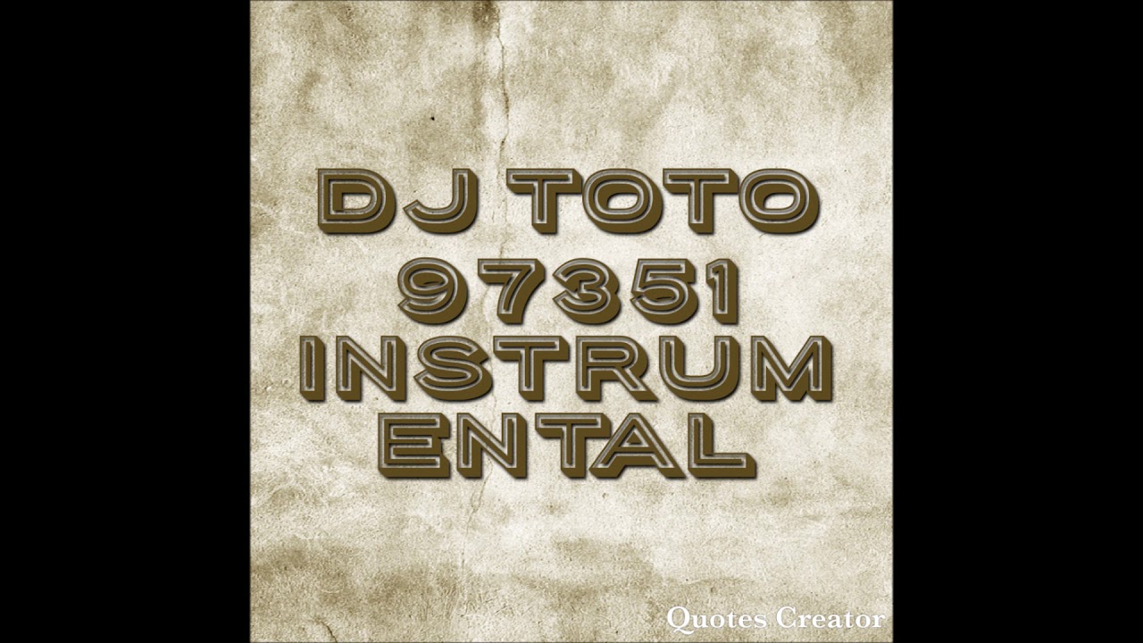 Dj Toto 97351 (Instrumental Vol 8) 2019 - YouTube