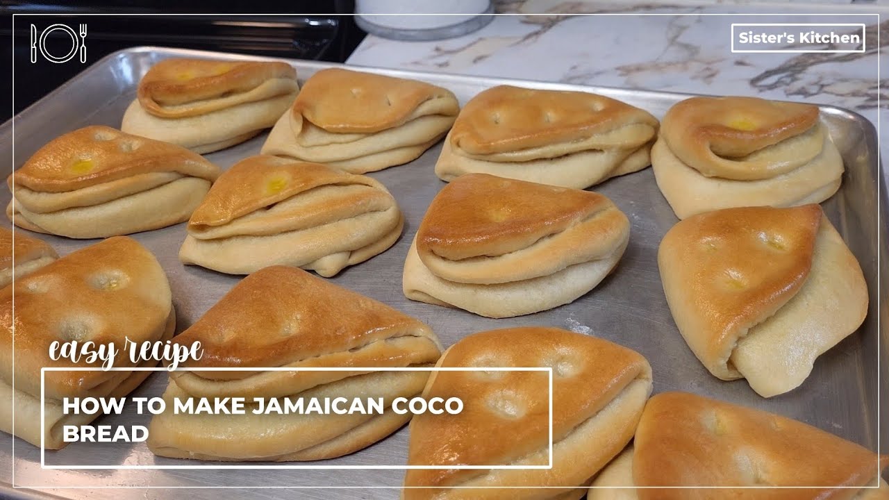 How To Make Jamaican Coco Bread!! 🇯🇲 🍽🍞 - YouTube