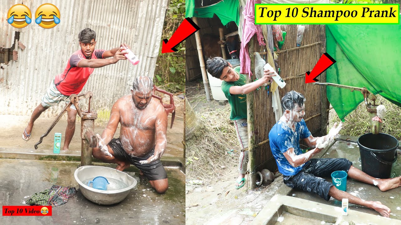 Viral Top 10 Shampoo Prank 2023 !! Prank Video !! @Sarkas Tv 24 - YouTube