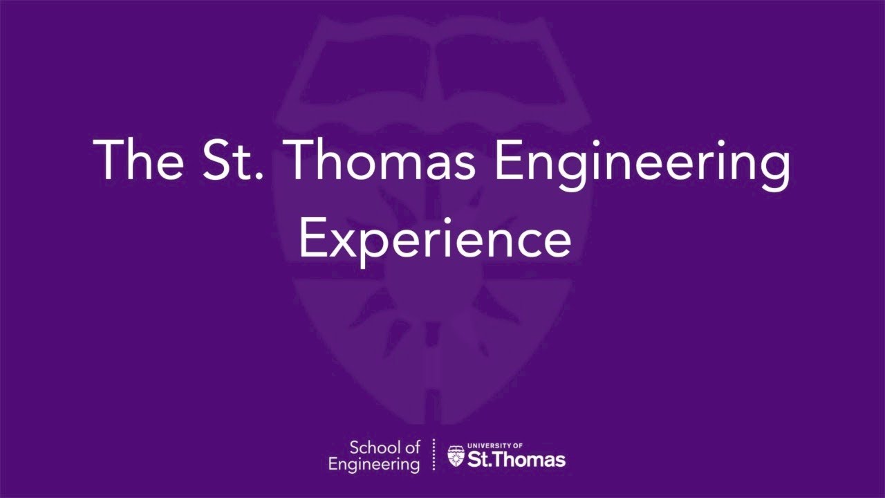 The St. Thomas Engineering Experience - YouTube