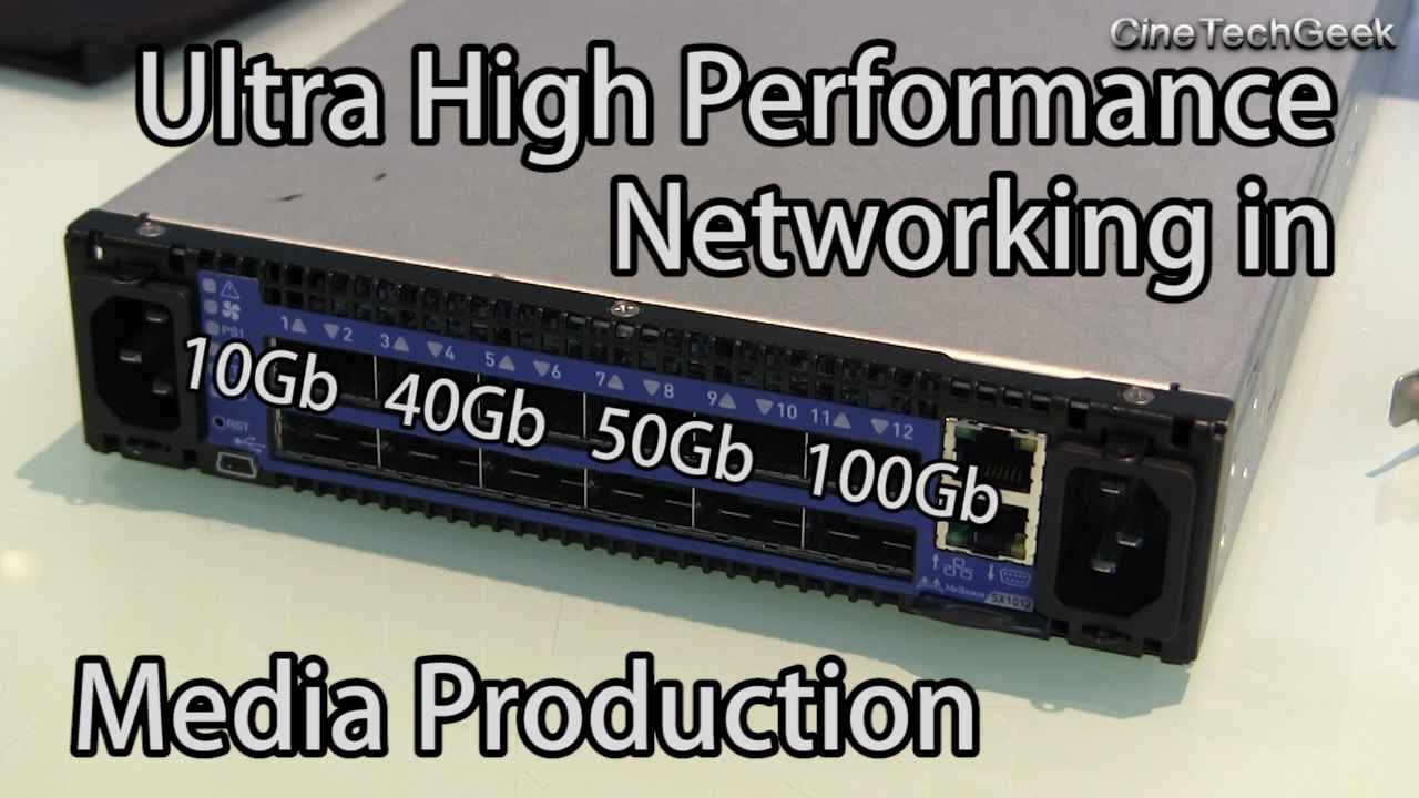 Ultra High Performance Networking in Media Production - YouTube
