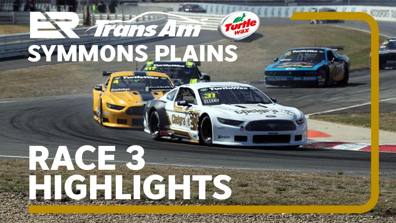 Turtle Wax National Trans AM - Symmons Plains - Race 3 Highlights - YouTube